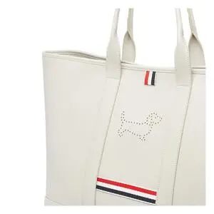 Thom Browne Hector Tote Bag - White