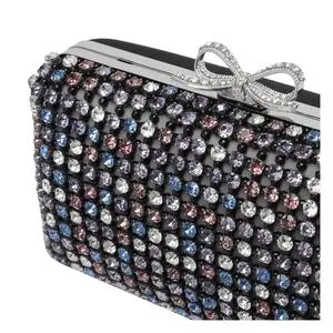 SELF-PORTRAIT Multi Crystal Clutch