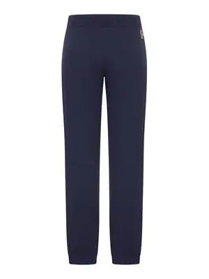 Moncler Stretch Trousers In Structured Technical Fabric