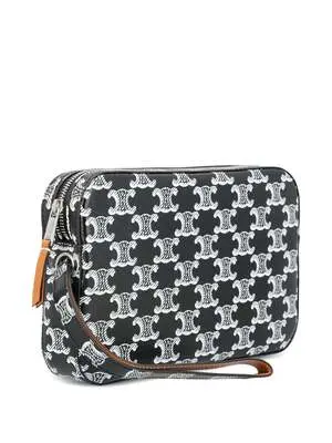 Celine Triomphe Canvas Pouch