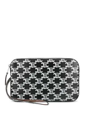 Celine Triomphe Canvas Pouch - Multicolor