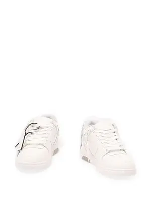 Off-White Out Of Office Leather Sneakers