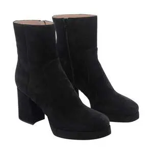 Valentino Garavani Fawcette Plateau Booties - Black