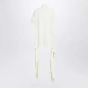 Alaïa Viscose Cady Asymmetric Top - White