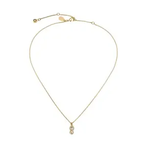 JIMMY CHOO Jc Pearl Cube Necklace - Gold