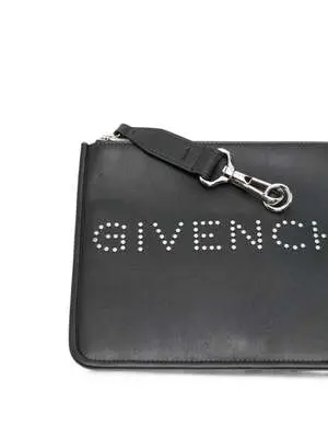 Givenchy Logo Leather Pouch - Multicolor