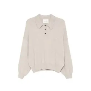LISA YANG Neutrals Knitwear Jumpers - Cream