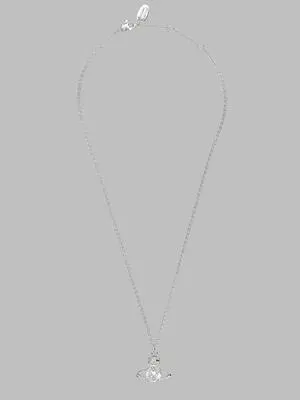 VIVIENNE WESTWOOD Collana Reina Large Con Ciondolo - Silver
