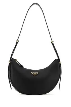 Prada Leather Shoulder Bag - Black
