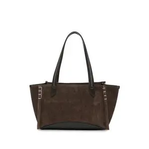 JW Anderson Calf Suede Shoulder Bag - Brown