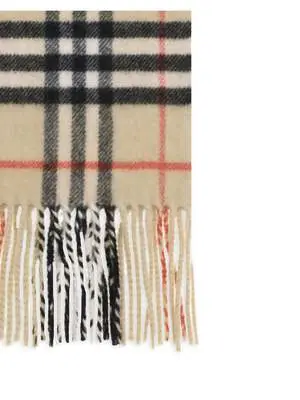 Burberry Thin Cashmere Check Scarf
