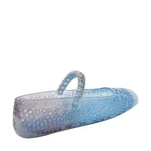 JIMMY CHOO Perforated Jelly Flats - Blue