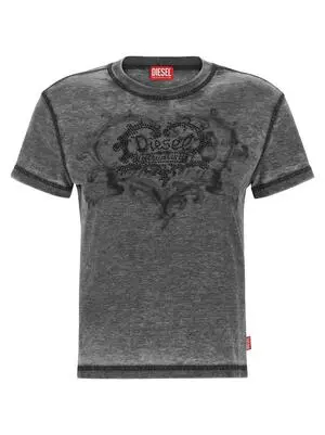 DIESEL® Diesel Women 'T-Ila-Aa1' T-Shirt Gray