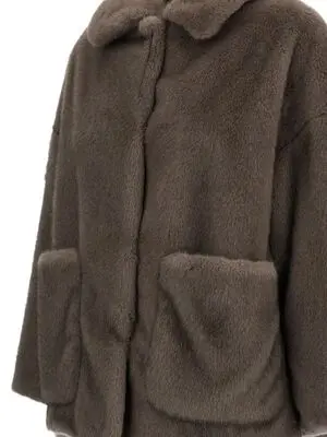 Herno Faux Fur Bomber Jacket