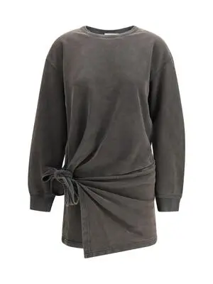 Isabel Marant Étoile Marant Zae Fleece Dress - Gray
