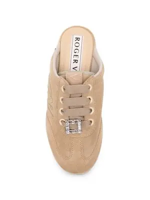 ROGER VIVIER Viv Low Strass Sneakers