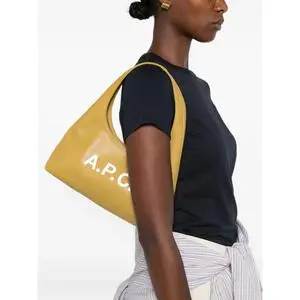 A.p.c. Leather Tote Bag - Yellow