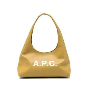 A.p.c. Leather Tote Bag - Yellow