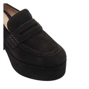 GIANVITO ROSSI Jenna Pump Loafers - Brown
