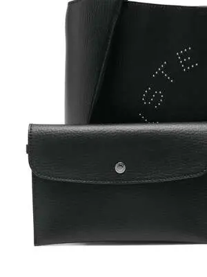 Stella McCartney Logo Detail Tote Bag - Black