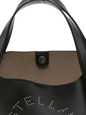 Stella McCartney Logo Detail Tote Bag - Black