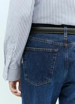 TOTEME Slim Leather Belt