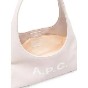 A.p.c. Leather Tote Bag - Cream