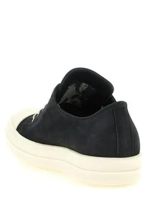Rick Owens Extreme Low Sneaks Vintage Leather Sneakers - Black