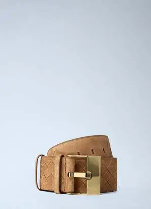 Bottega Veneta Large Suede Watch Belt - Multicolor