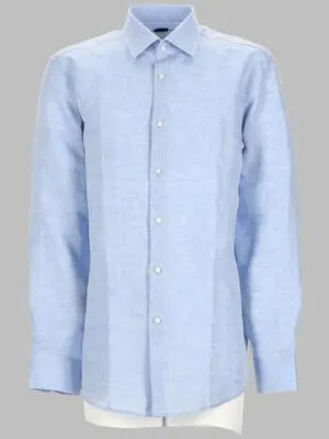 BOSS Camicia In Lino - Multicolor