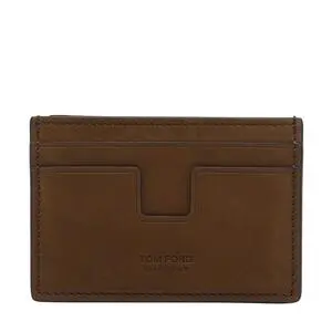 TOM FORD T Line Classic Cards Holder - Brown