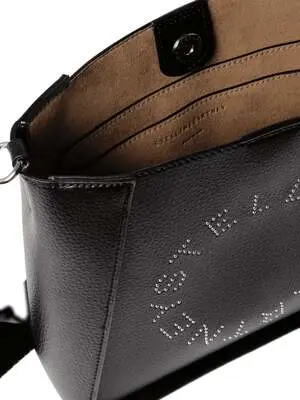 Stella McCartney Shoulder Bag With Logo Detail - Black