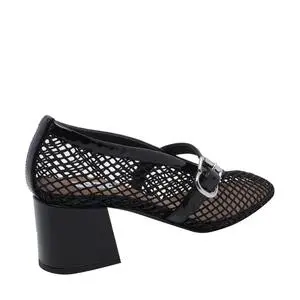 Alaïa Fishnet Mary Jane - Black