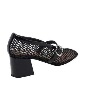 Alaïa Fishnet Mary Jane Shoes