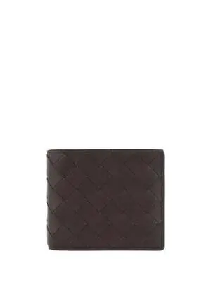 Bottega Veneta Intrecciato Wallet - Brown