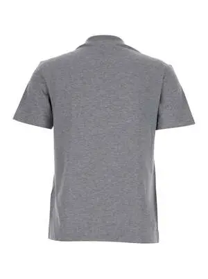 Fendi Cotton Logo T-shirt - Gray