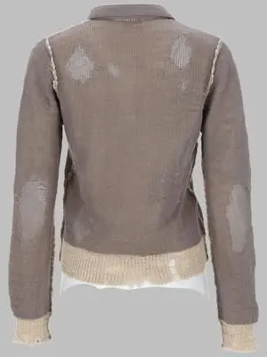 DIESEL® Maglia Sfrangiata M-dracarina - Gray
