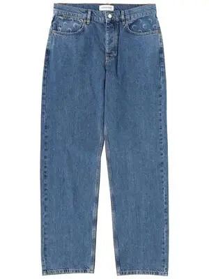 MARINE SERRE Moon Waxed Jeans - Blue