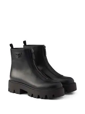 Prada Leather Boots - Multicolor