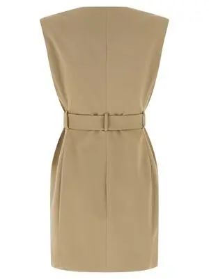 Balmain Anthem' Dress - Cream