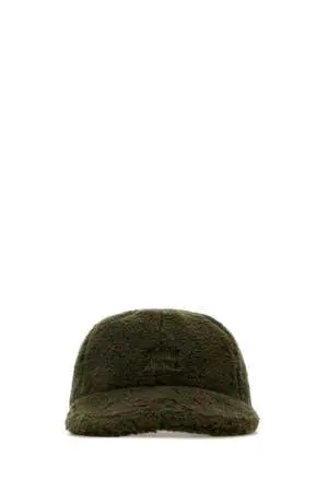 Miu Miu Olive Pile Baseball Cap - Green