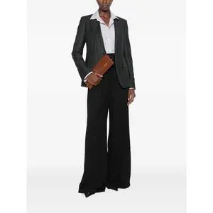 TOM FORD Pinstripe Wool And Mohair Blazer - Black
