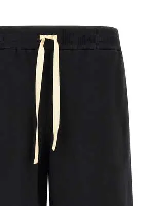 JIL SANDER Embroidered Logo Bermuda Shorts