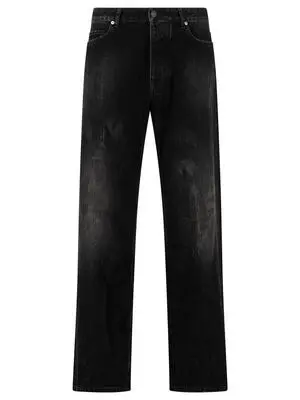 Balenciaga Distressed Jeans - Black
