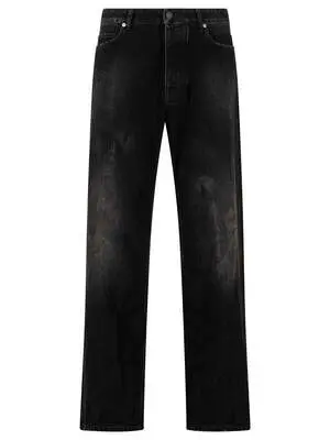 Balenciaga Distressed Jeans - Black