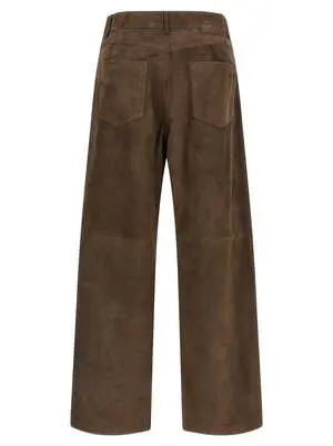 Max Mara Smmfulmine Suede Pants