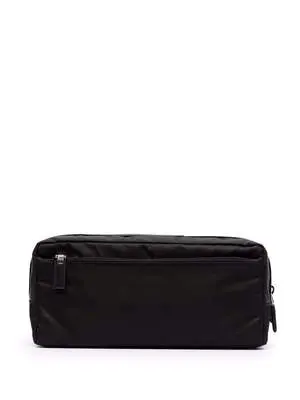 Prada Re-nylon And Saffiano Leather Travel Pouch
