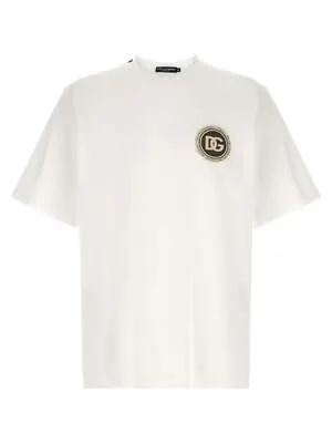Dolce & Gabbana Dg' Patch T-shirt - White