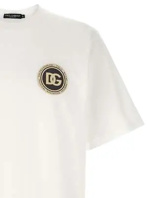 Dolce & Gabbana Dg' Patch T-shirt - White