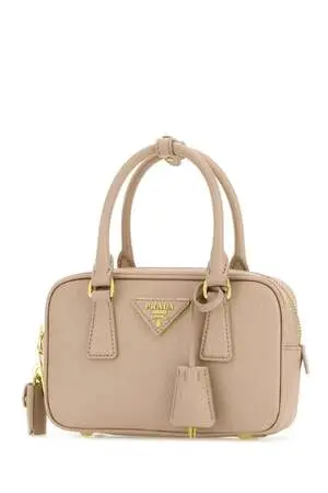 Prada Sand Leather Handbag